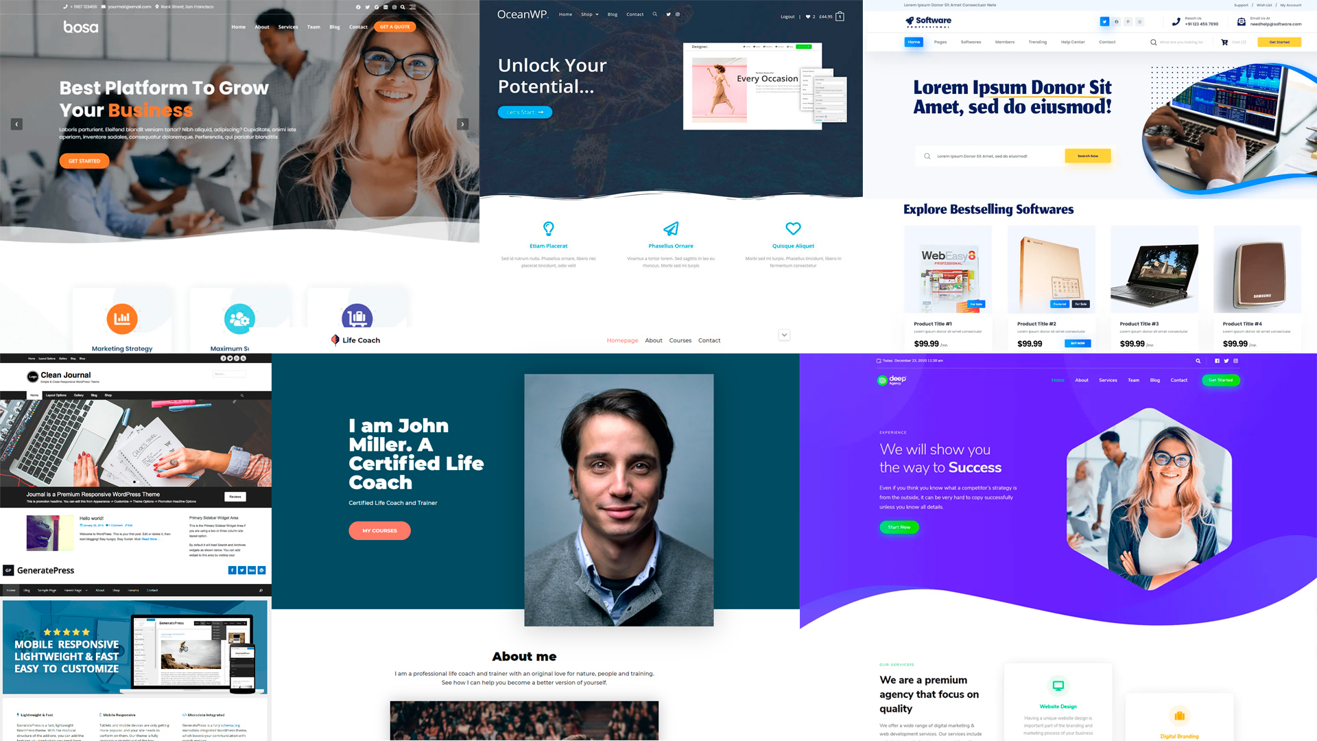 12 Temas (Grátis) sensacionais para WordPress – Hospedagem de Sites